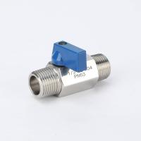 China Water Cooling Plate Water Valve 304 Stainless Steel Double Outer Inner And Outer Wire Micro Mini Ball Valve for sale