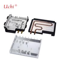 China Epoxy Bonded Copper Tube Liquid Cold Plate Compact Structure Heat Dissipation for sale