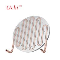 China Circular Water Cooled Radiator Cold Plate Liquid Cooling Aluminum Refrigeration Chiller for sale
