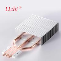 China Aluminum Copper Server CPU Cooling Plate Heat Pipe Radiator Solution for sale