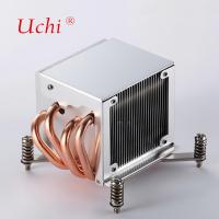 China Aluminum Copper Server CPU Cooling Plate Heat Pipe Radiator Solution for sale