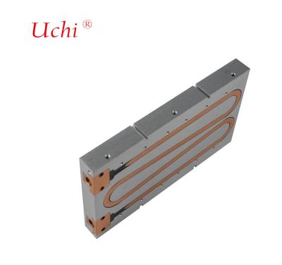 China 30mm Water Cooled Custom Aluminum Alloy Block Cold Plate Liquid Cooler for sale