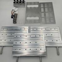 China Brazed Liquid Cold Plate Tube In Plate Heat Sinks Cooling Surface Solution for sale