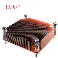 China Stainless Steel Solid Copper Water Cooling Plate Aluminum CPU Exchanger Solution for sale