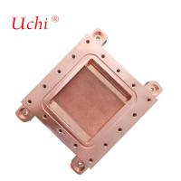 China Stainless Steel Solid Copper Water Cooling Plate Aluminum CPU Exchanger Solution for sale