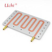 China PSU Liquid Cooling Tubed Cold Plate CNC Machining Heat Sink Block Solution for sale