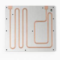 China PSU Liquid Cooling Tubed Cold Plate CNC Machining Heat Sink Block Solution for sale