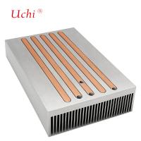 China PSU Liquid Cooling Tubed Cold Plate CNC Machining Heat Sink Block Solution for sale
