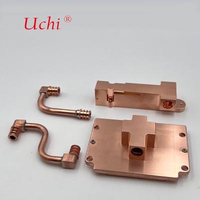 China CPU Compatible Copper Cold Plate Heat Sink Central Processing Unit Solution for sale