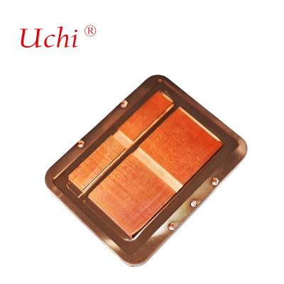 China Cold Plate Liquid Cooling Laser Water Cooling System C1100 Pure Copper Heat Sink for sale