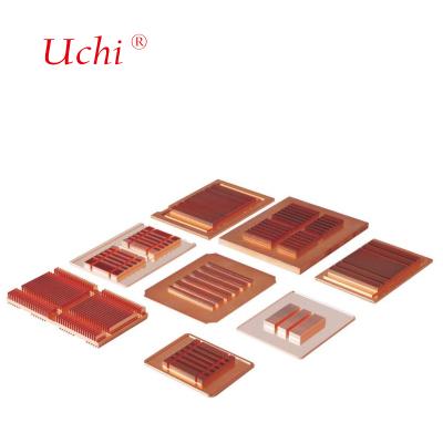 China CNC Machined Copper Fin Water Cooling Plate for Server Cold Plate Heat Sink Cooling for sale