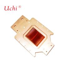 China Custom CNC Machined Anodized Copper Cold Plate Heat Sink Liquid Cooling for sale