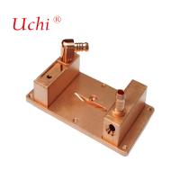 China Custom Pure Copper CPU Heat Sink Water Cooler Cold Plate Liquid Cooling for sale