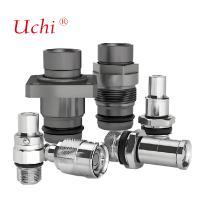 China CNC Machined Stainless Steel Liquid Cooling Plate Quick Connect Fitting Components for sale