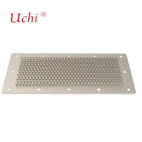 China CNC Machined Square Copper Fin Copper Cold Plate Forged CPU Heat Sink for sale