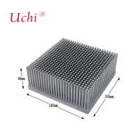 China 70W Square Pin Fin Cold Forged Heat Sink Skived Thermal Solution for sale