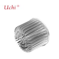 China 100mm Silver Casing Radial Cold Forged Heat Sink Aluminum Design for sale