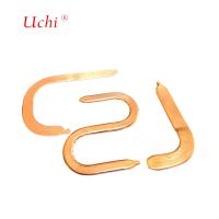 China Curved Ultra Thin Copper Chill Plates Liquid Cooled Heat Pipe Accessories for sale