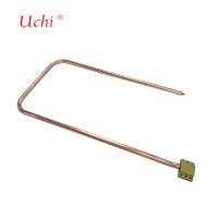 China Copper Liquid Cooled Right Angle Curved Bending Heat Pipe for Optical Module Cooling for sale