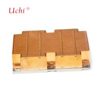 China High Density Stacked Al Cu Fin Heat Sink Heat Pipe for Server Optical Cooling for sale