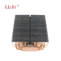 China 1500W LED Finned Heat Pipe 5 Zipper Fin Heat Sink Module for Optical Cooling for sale