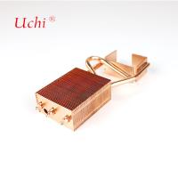 China 220W Copper Fin Heat Sink Buckle Type for Projector Lamp Optical Cooling for sale