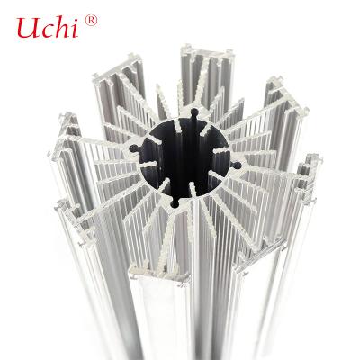 China Anodized Aluminum Extrusion CPU Heat Sink Computer Processor Cooling Solution for sale