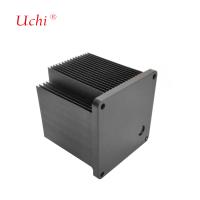 China Amplifier Aluminium Extrusion Skived Heatsink Heat Sink Power Cooling for sale