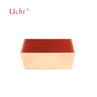 China Custom Copper Thick Fin Skived Heat Sink High Power Thermal Solution for sale