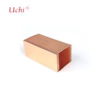 China Custom Copper Thick Fin Skived Heat Sink High Power Thermal Solution for sale