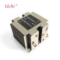China Black Extruded Heat Sink CNC Machining CPU Server Application Cooling for sale