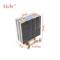 China Clip Type Zipper Fin Computer CPU Heat Sink 4 Heat Pipes Radiator for sale