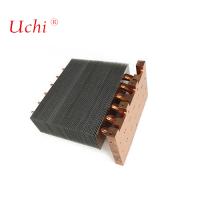 China Soldered Zipper Fin Heat Pipe Heat Sink Plates Medical Equipment Cooling for sale