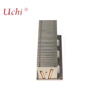 China Zipper Buckle Fin Medical Copper Heat Pipe Heat Sink Electronics Cooling for sale
