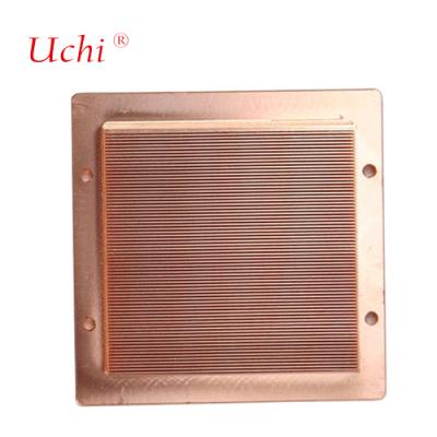 China Mini High Dense Aluminum Skiving Heat Sink LED Lighting Cooling Solution for sale