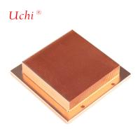 China Mini High Dense Aluminum Skiving Heat Sink LED Lighting Cooling Solution for sale