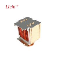 China High Power Pure Copper Zipper Fin Heat Pipe LED Heat Sink Industrial Lighting for sale