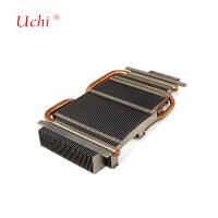 China Aluminum Fin Copper Heat Pipe Heat Sink Thermoelectric Cooling Application for sale