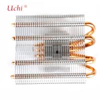China Heat Pipe Thermoelectric Cooling Aluminum CPU Copper Heat Sink Computer for sale