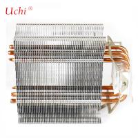 China Heat Pipe Thermoelectric Cooling Aluminum CPU Copper Heat Sink Computer for sale