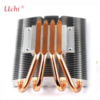 China Heat Pipe Thermoelectric Cooling Aluminum CPU Copper Heat Sink Computer for sale