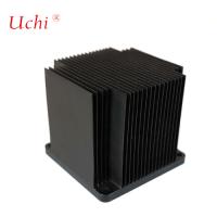 China Anodized Black Aluminum Skived Heat Sink Industrial PCB Cooling Solution for sale