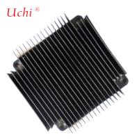 China Anodized Black Aluminum Skived Heat Sink Industrial PCB Cooling Solution for sale
