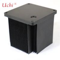 China Anodized Black Aluminum Skived Heat Sink Industrial PCB Cooling Solution for sale