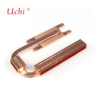 China Copper Welded Buckle Fin Heat Sink Plates Industrial Application Cooling for sale