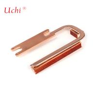 China Copper Welded Buckle Fin Heat Sink Plates Industrial Application Cooling for sale