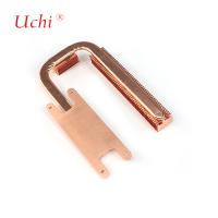 China Copper Welded Buckle Fin Heat Sink Plates Industrial Application Cooling for sale