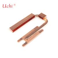 China Copper Welded Buckle Fin Heat Sink Plates Industrial Application Cooling for sale
