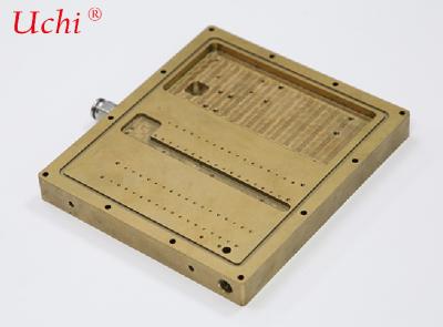 China Gold Plated Miniature Liquid Cold Plate Low Thermal Resistance Applications for sale