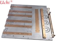 China Embedded Copper Tube Skived Fin Heat Sink Laser Cooling Plate for Laser Equipment for sale